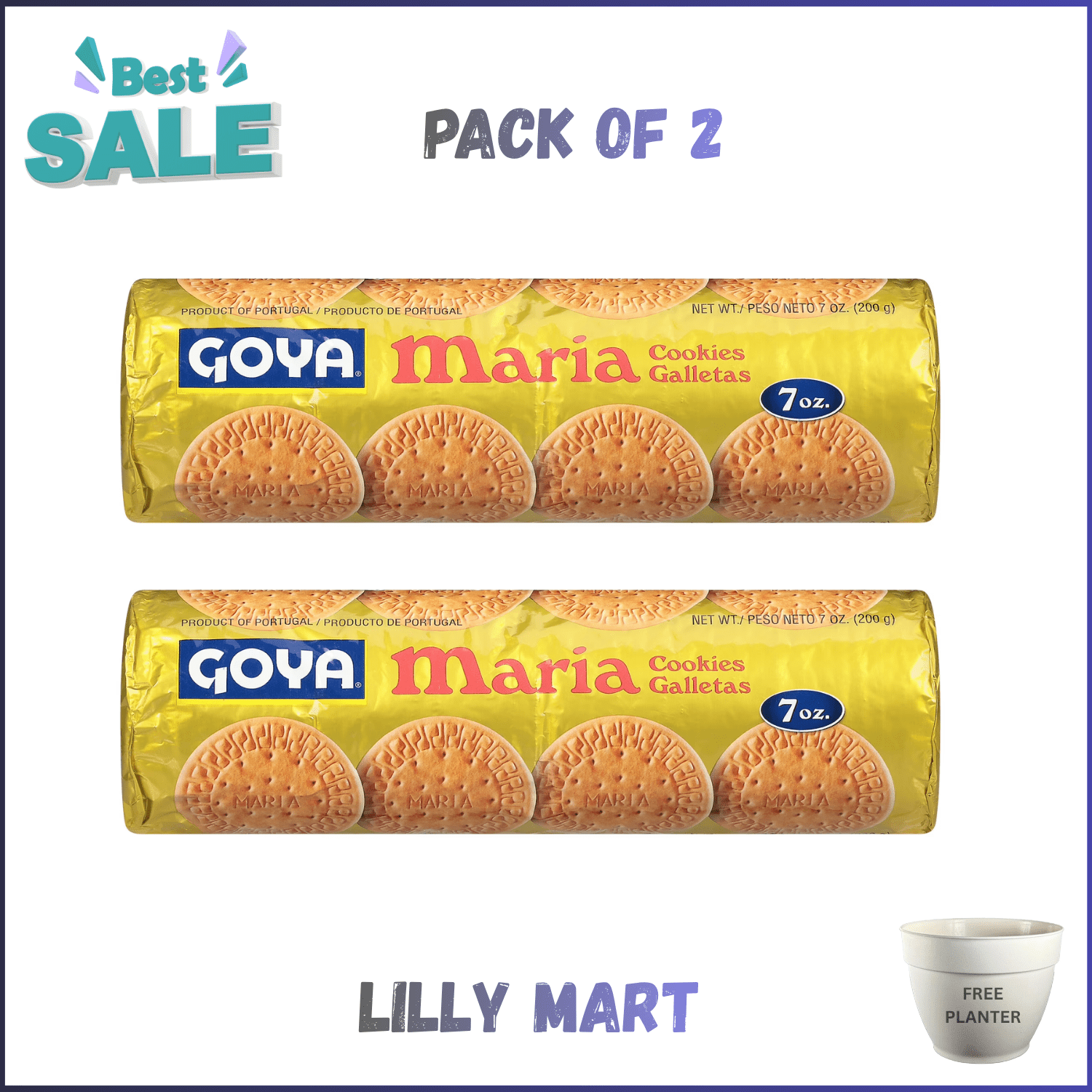 Goya Maria Crackers 7 oz - Walmart.com