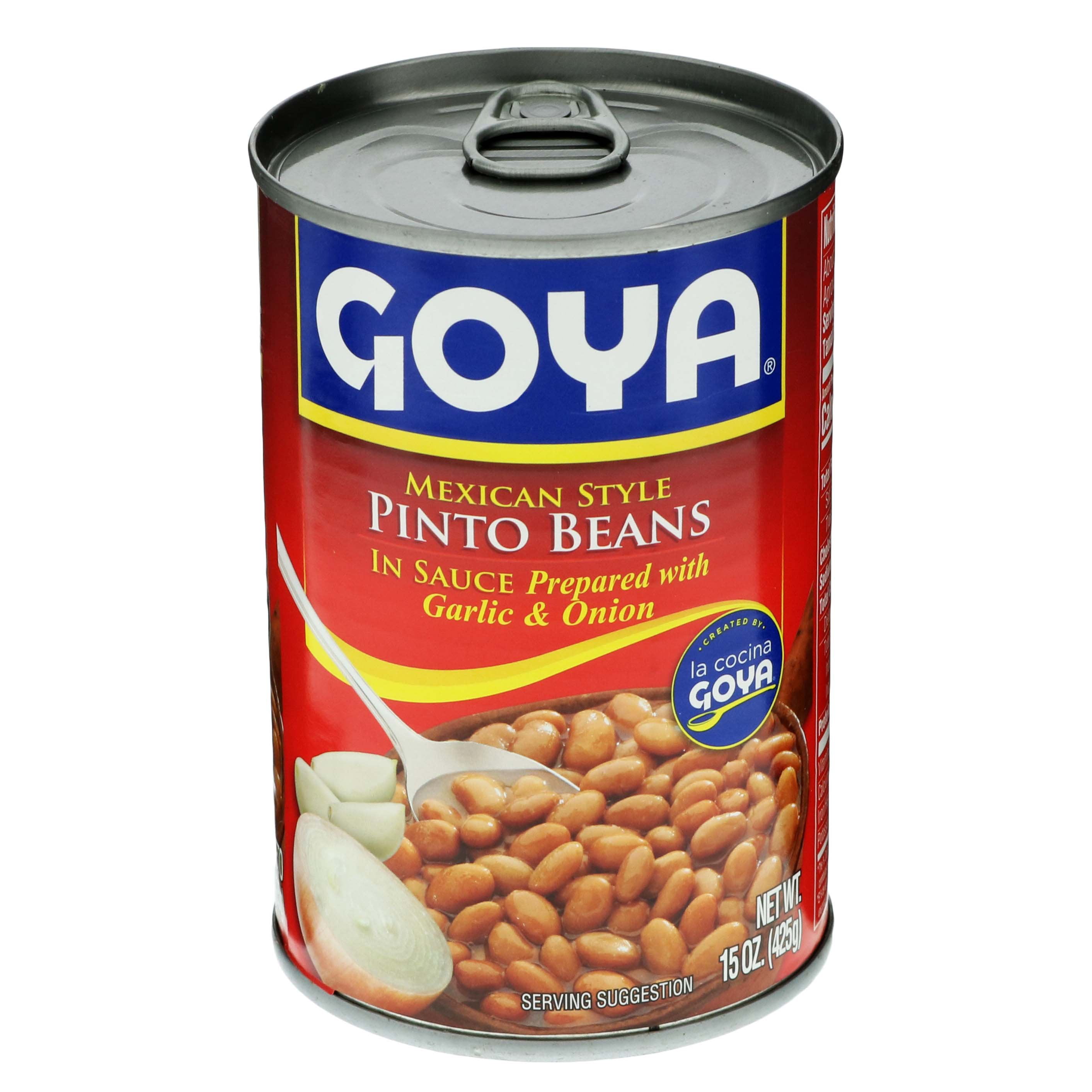 Goya Mexican Style Pinto Beans - 15 oz (Packaging Varies) - Walmart.com