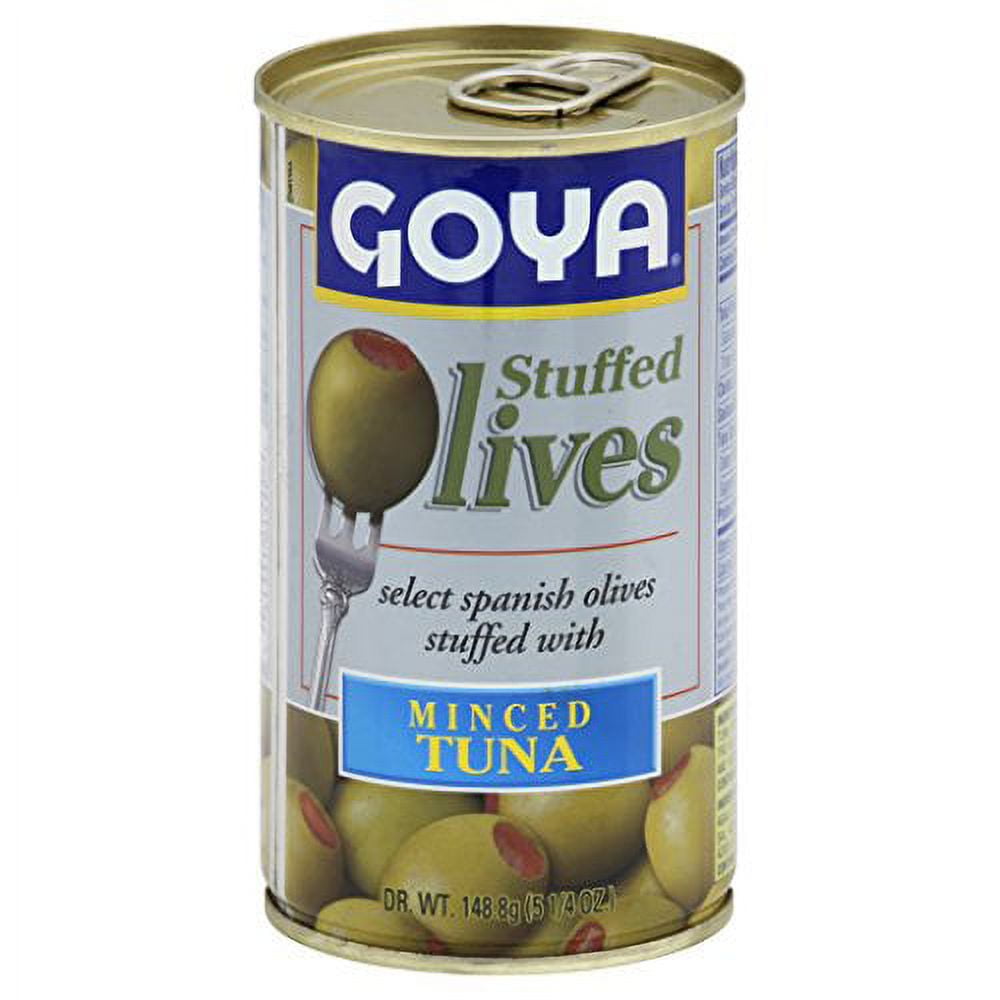 Goya Minced Tuna Stuffed Olives, 5.25-Ounce (Pack of 12) - Walmart.com