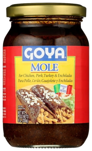 Goya Mole Poblano 8 oz (Pack Of 12) - Walmart.com