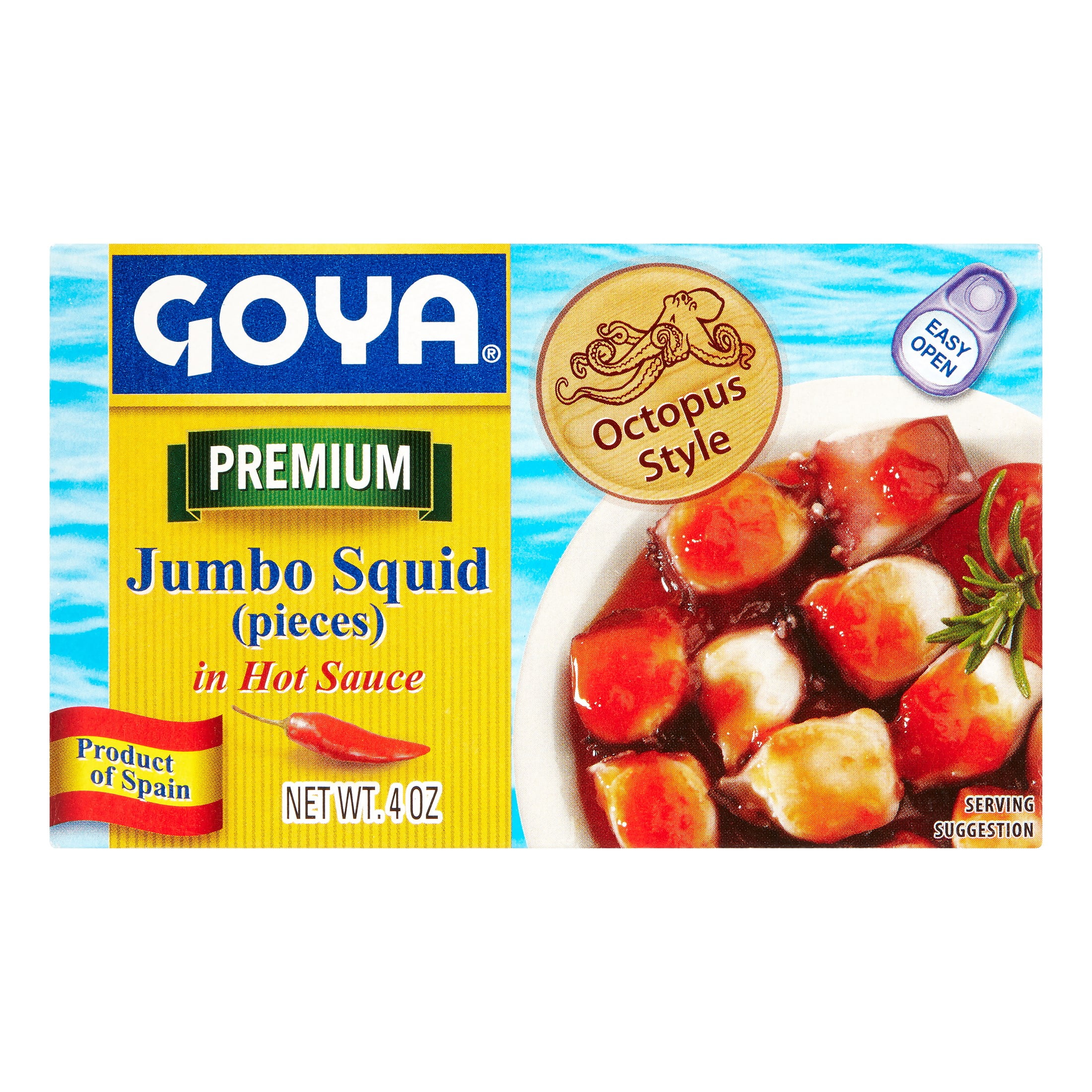 Goya Octopus in Hot Sauce, Pulpo, 4 oz - Walmart.com