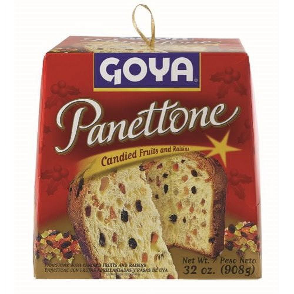 Goya Panettone Candied Fruits & Raisins Bread, 31.74 oz - Walmart.com