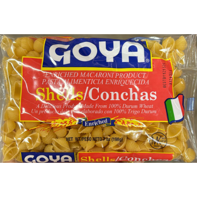 Goya, Pasta Shell, Count 1 - Spagetti/Noodle/Maccroni / Grab Varieties ...