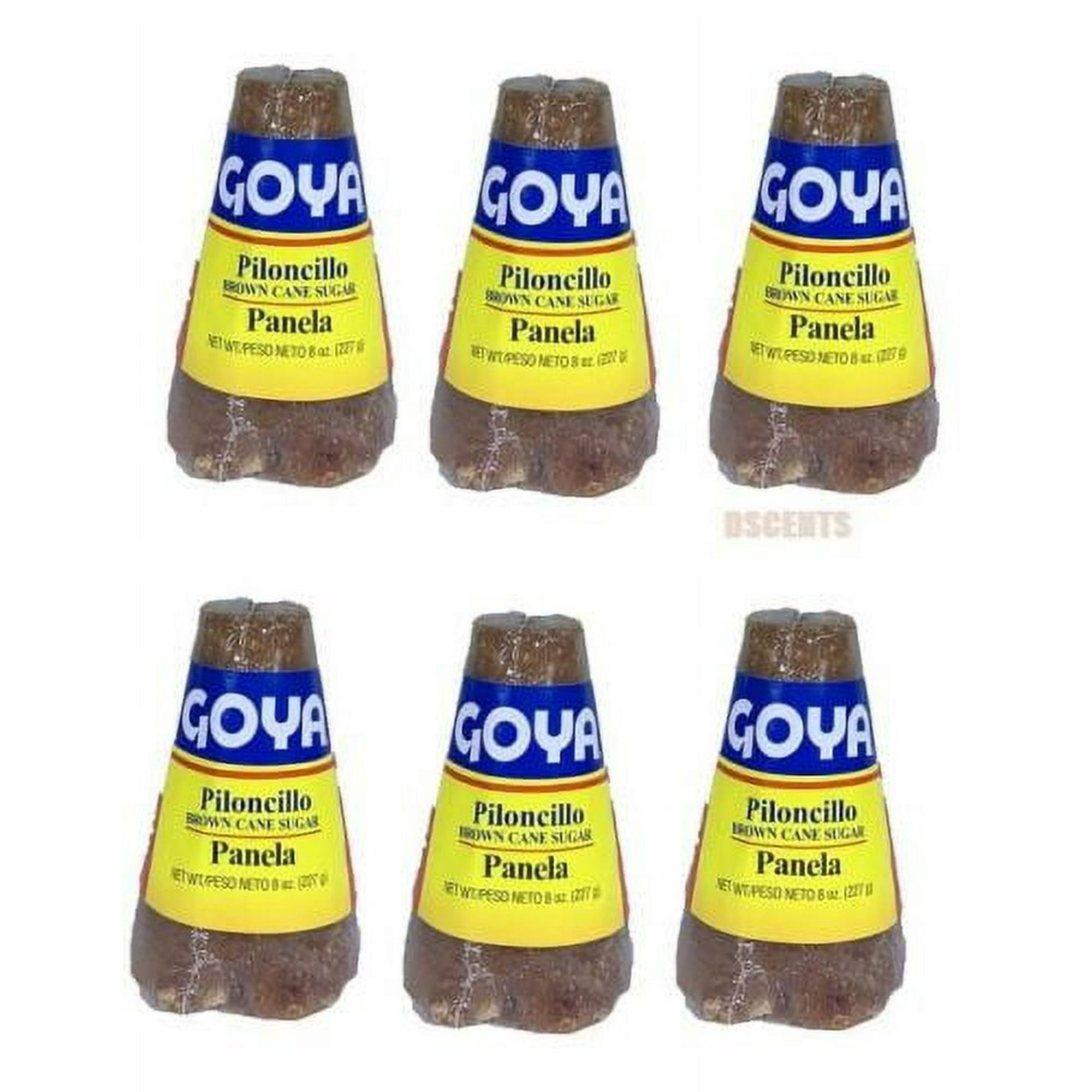 Goya Piloncillo Panela, Unrefined Whole Brown Sugar Cane 8 Oz (Pack of ...