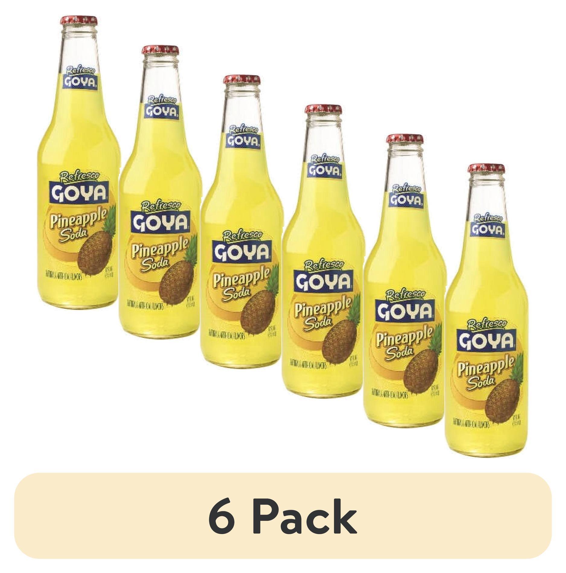 (6 pack) Goya Refresco Pineapple Soda, 12.0 FL OZ - Walmart.com