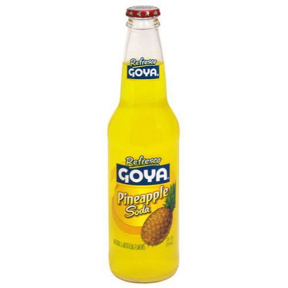 Goya Pineapple Soda, 12 oz - Case of 24 - Walmart.com