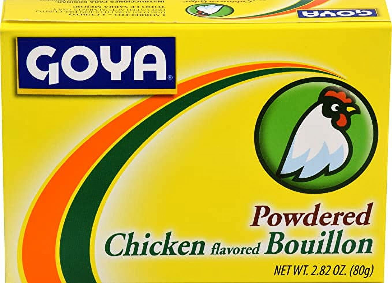 GOYA Powdered Chicken Bouillon, 2.82 oz, Rich Broth Base for Soups ...