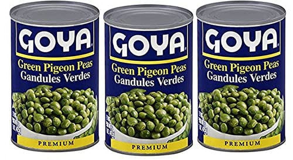 Goya Premium Green Pigeon Peas 15.5 Oz (3 Pack) Gandules Verdes ...