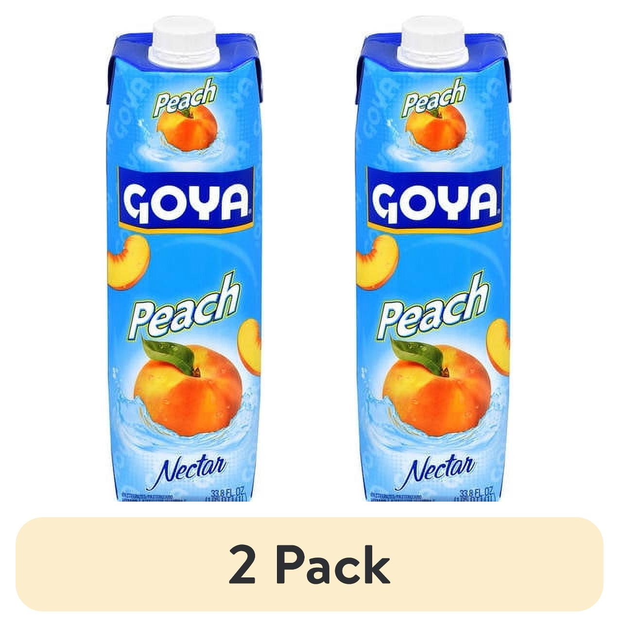 (2 pack) Goya Prisma Peach Nectar, 33.8 fl oz - Walmart.com