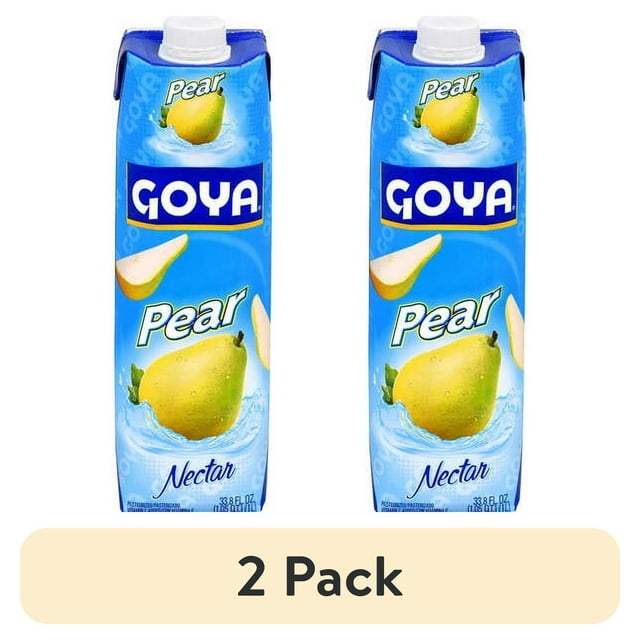 (2 pack) Goya Prisma Pear Nectar, 33.8 oz - Walmart.com