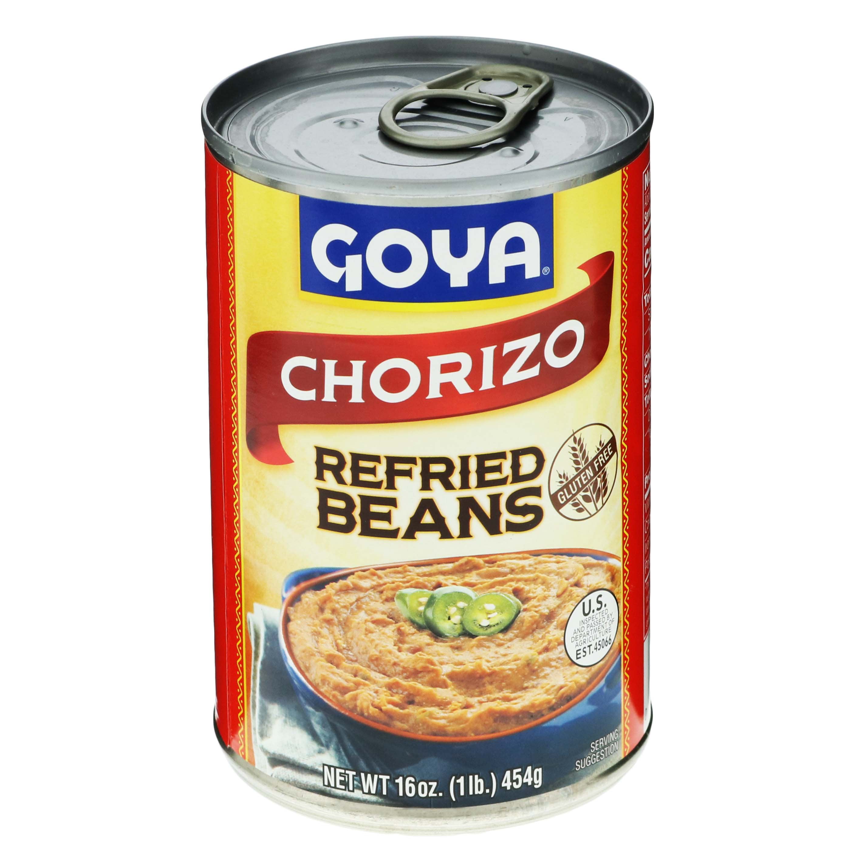 Goya Refried Pinto Beans with Chorizo - 16 oz (Packaging Varies ...