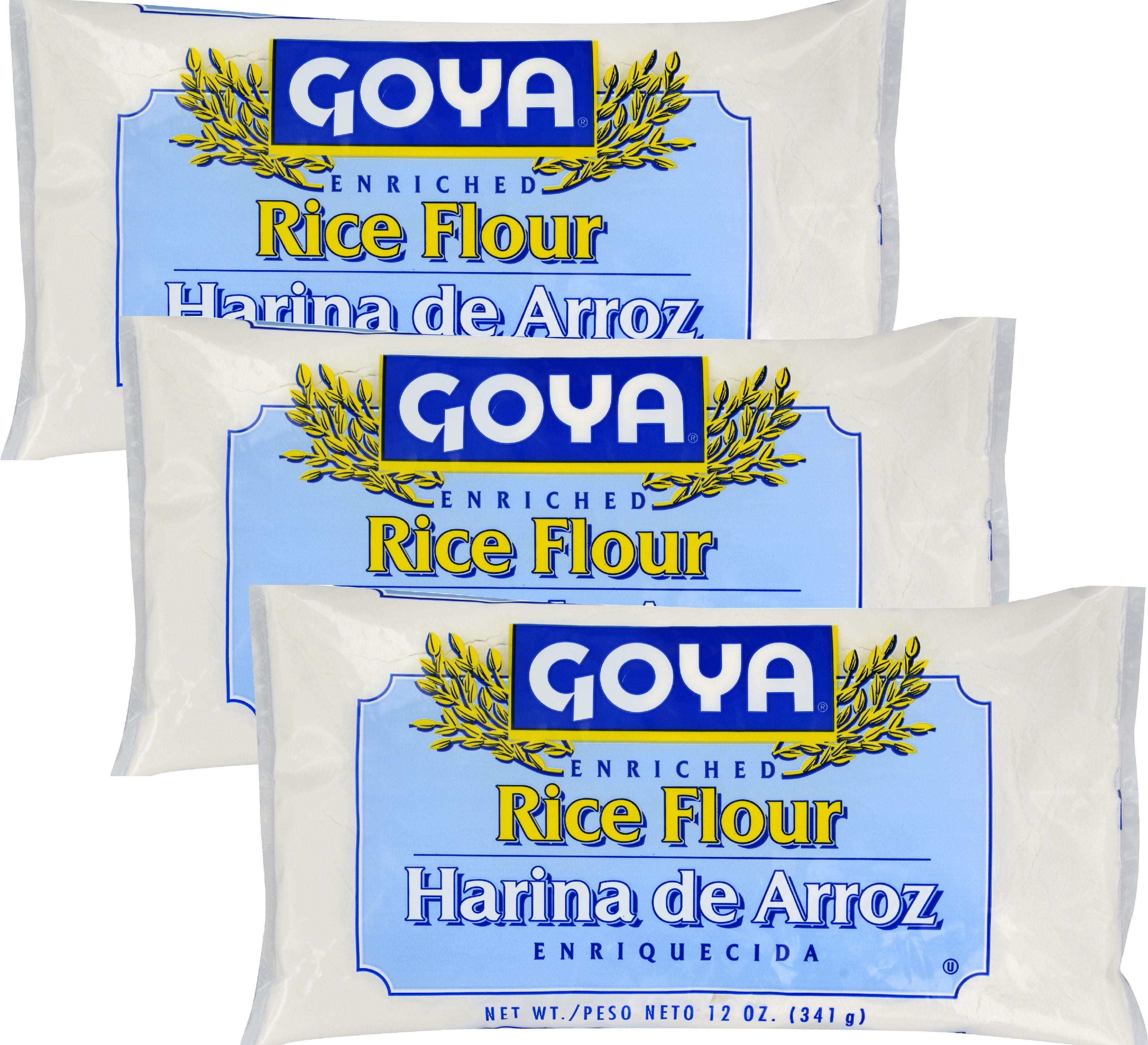 Goya - Rice Flour Enriched - Harina de Arroz,12oz.(Pack of 3) - Walmart.com