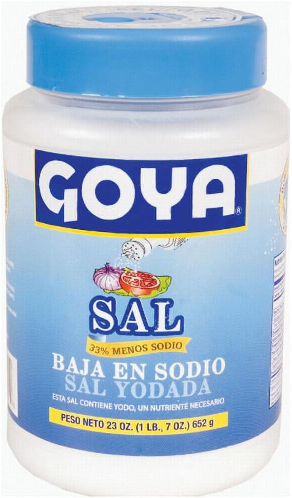 Goya Sal Yodada Baja En Sodio 23 Oz - Walmart.com