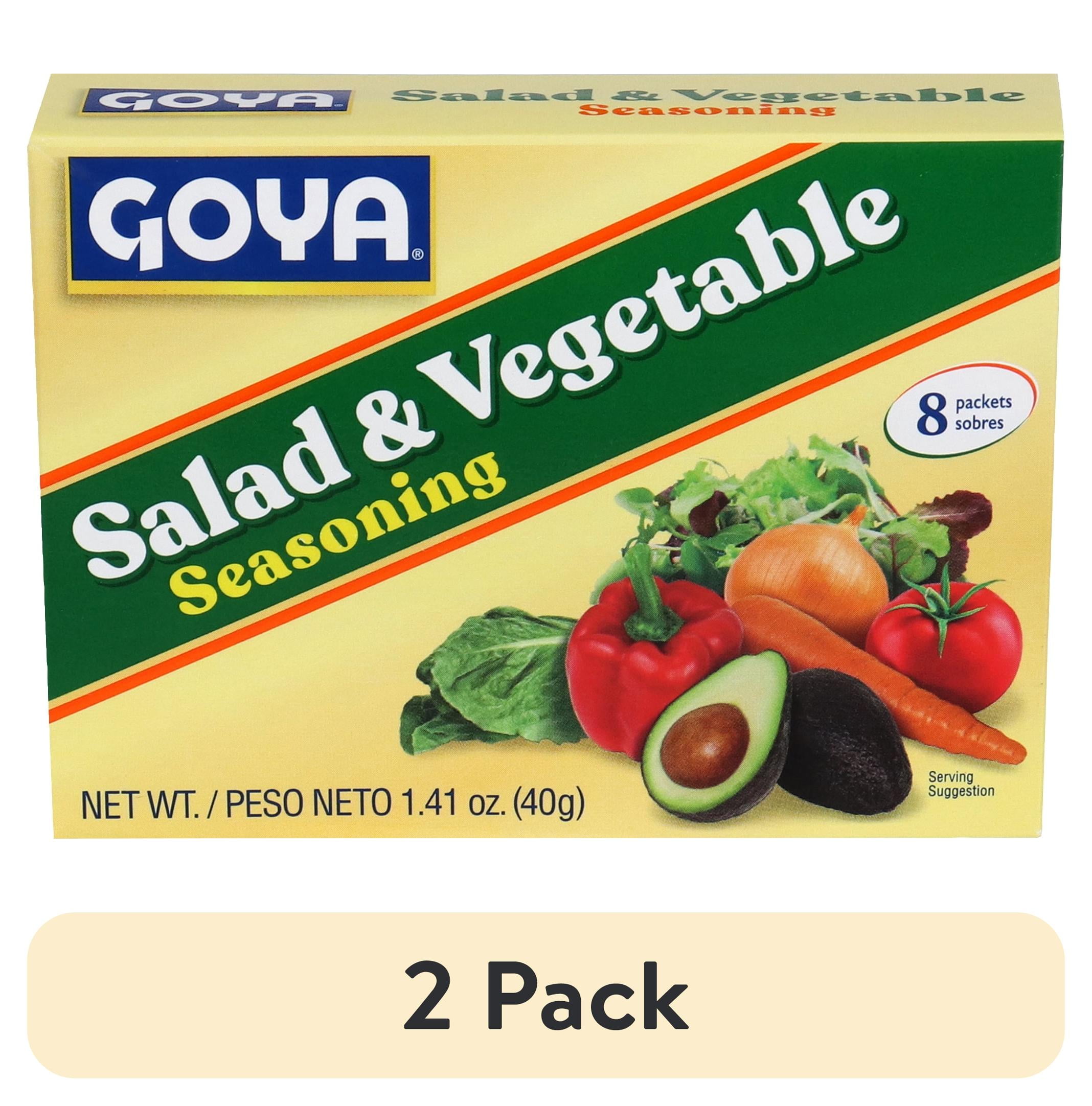 (2 pack) Goya Salad & Vegetable Seasoning, 1.41 OZ - Walmart.com