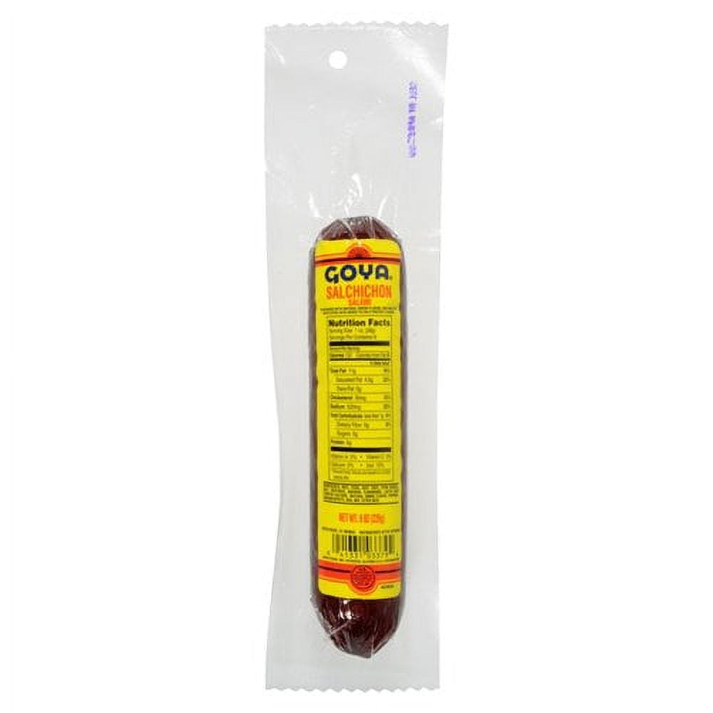 Goya Salchichon Salami Sausage, 8 oz - Walmart.com