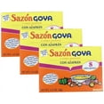 GOYA Sazon Con Azafran, Spanish Seasoning with Saffron, 1.41 oz, 3 Pack ...