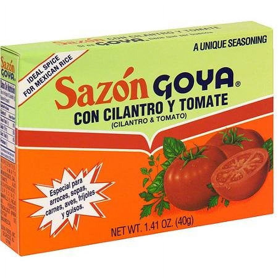 Goya Sazon Con Cilantro Y Tomate, 1.41 Ounce Pack of 4-5068697579 ...