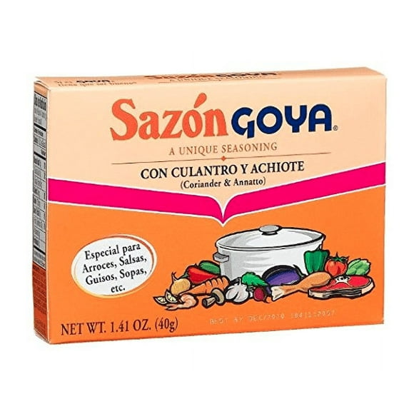 Goya Sazon Con Culantro Achiote