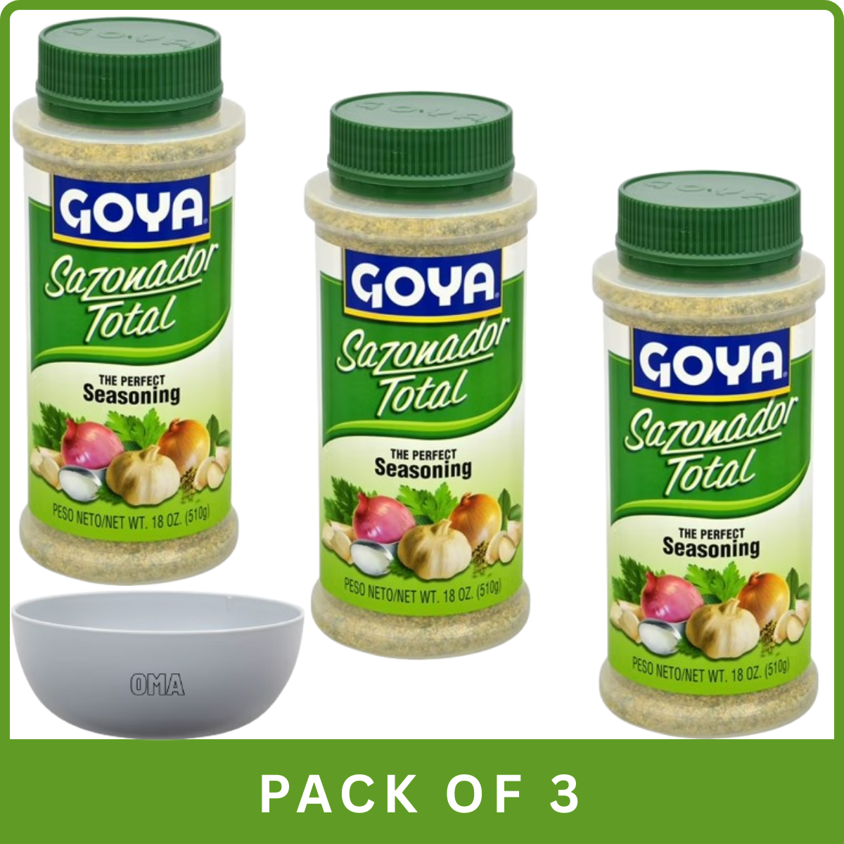 Goya Sazonador Total All‑Purpose Seasoning (18 oz)-3pk, With Olive ...