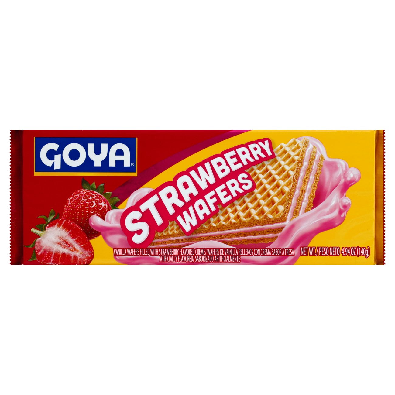 Goya Strawberry Wafers - 4.94 oz- Pack of 2 - Walmart.com