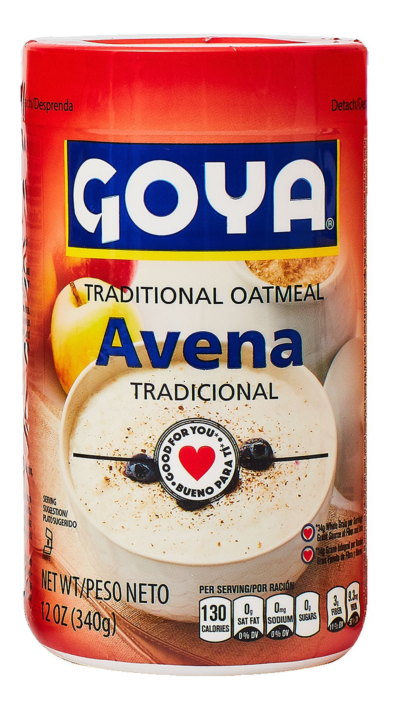 Goya Traditional Whole Grain Oatmeal, 12 oz - Walmart.com