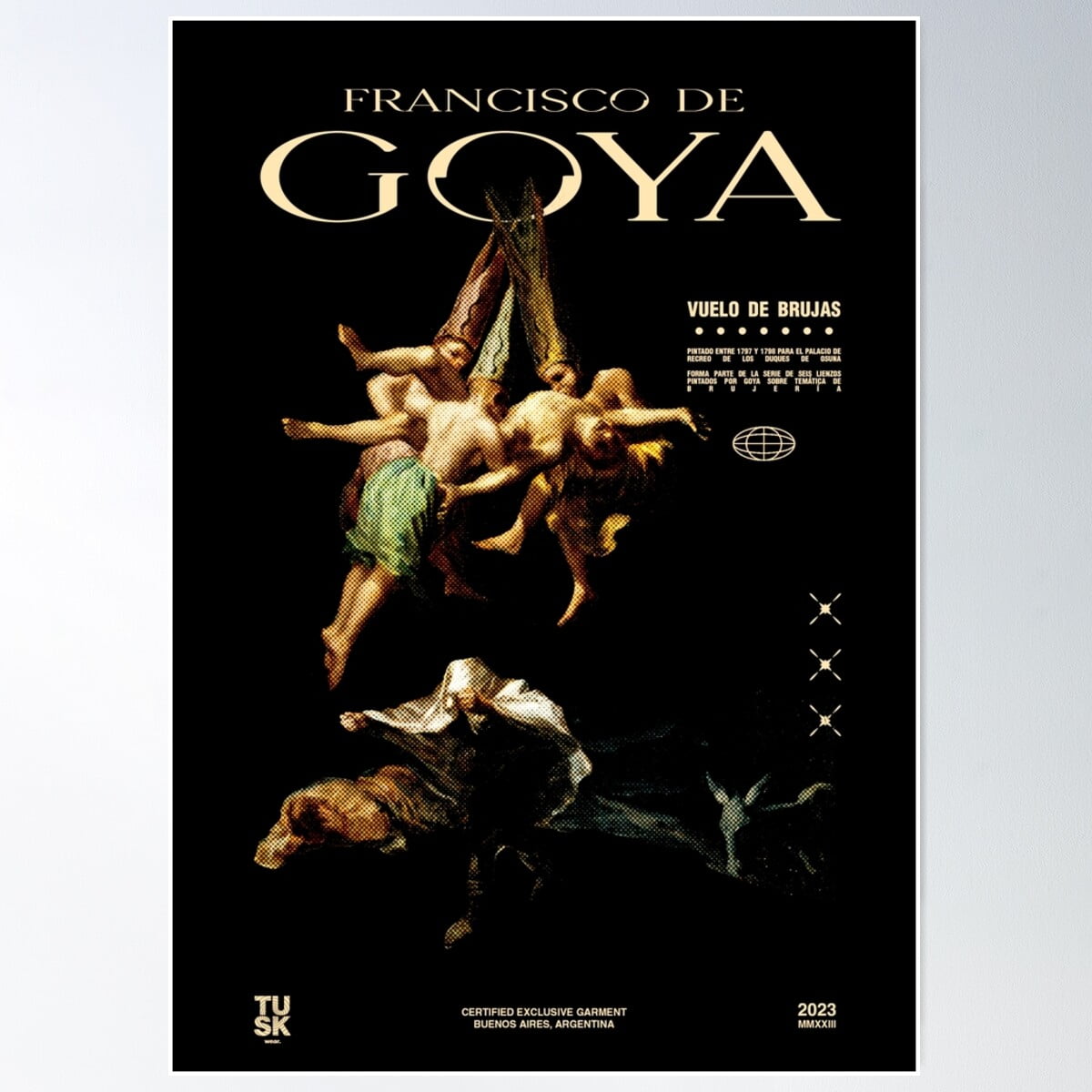 Goya V1 Poster Wall Art, Modern Wall Decor For Living Room Bedroom ...