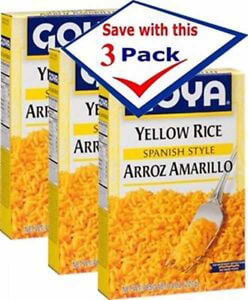 Goya Yellow Rice, Spanish Style 8 Oz Arroz Amarillo Pack of 3 - Walmart.com