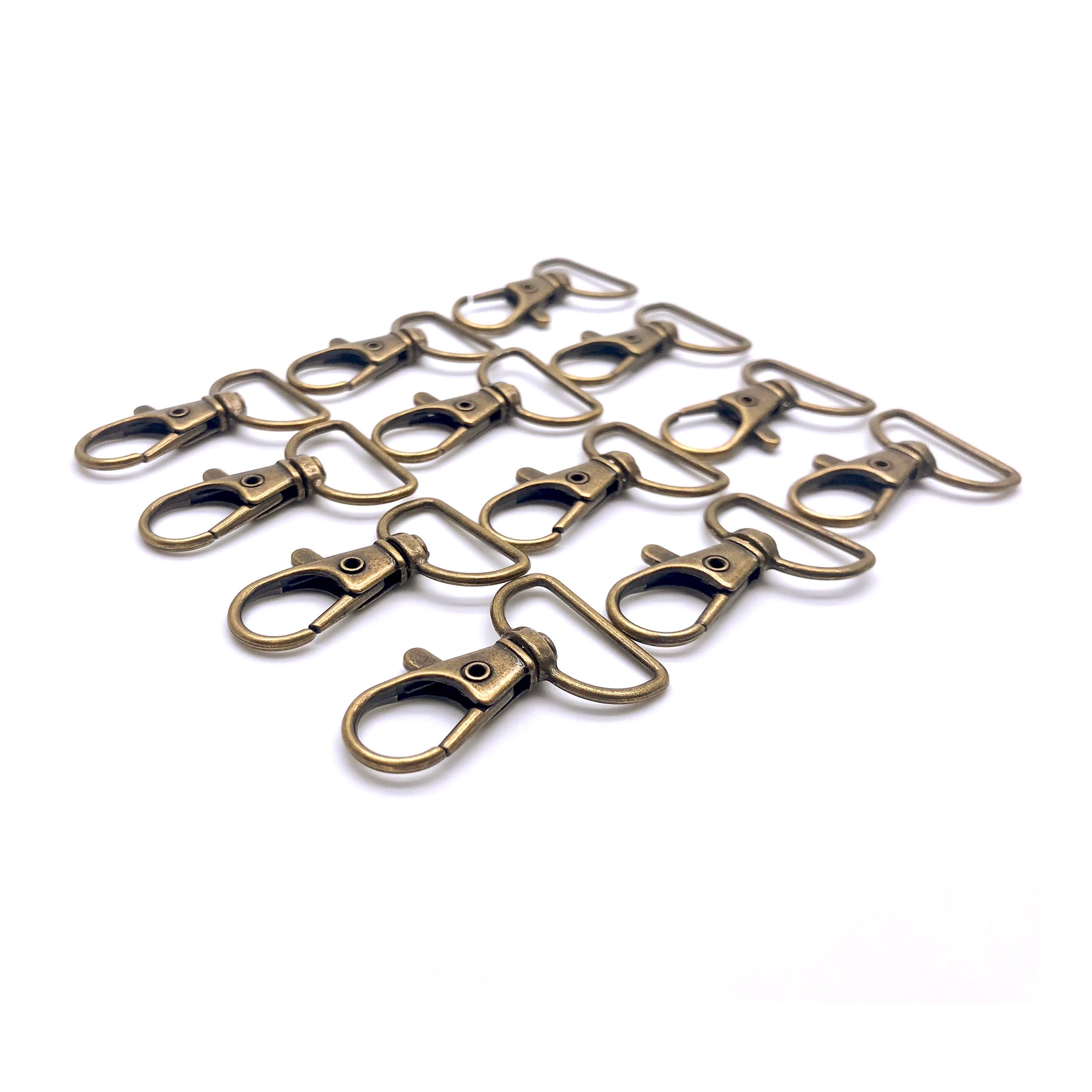 Goyunwell Metal Antique Brass Lobster Claw Clasp 30 Pack 3/4 Inch ...