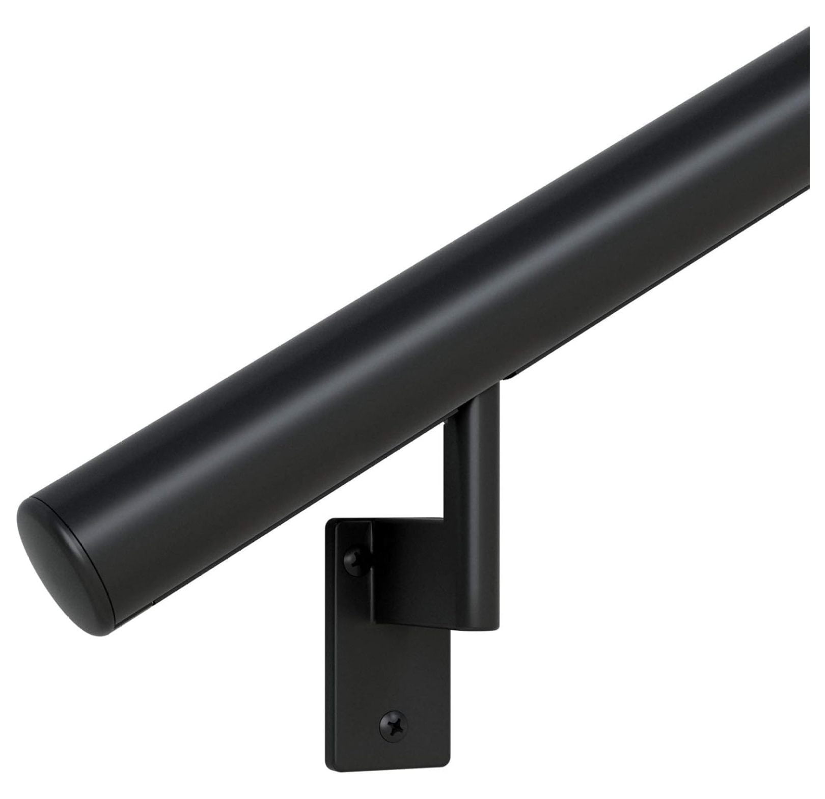 GpLuMy 12ft Flush Handrail Kit - Black - Complete Indoor/Outdoor ...
