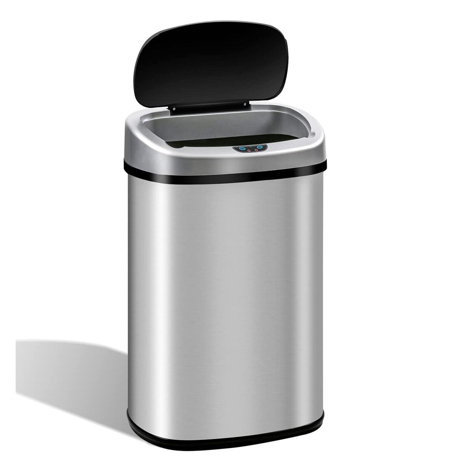 GpLuMy 13 Gallon Trash Can Automatic Kitchen Garbage Can with Lid ...