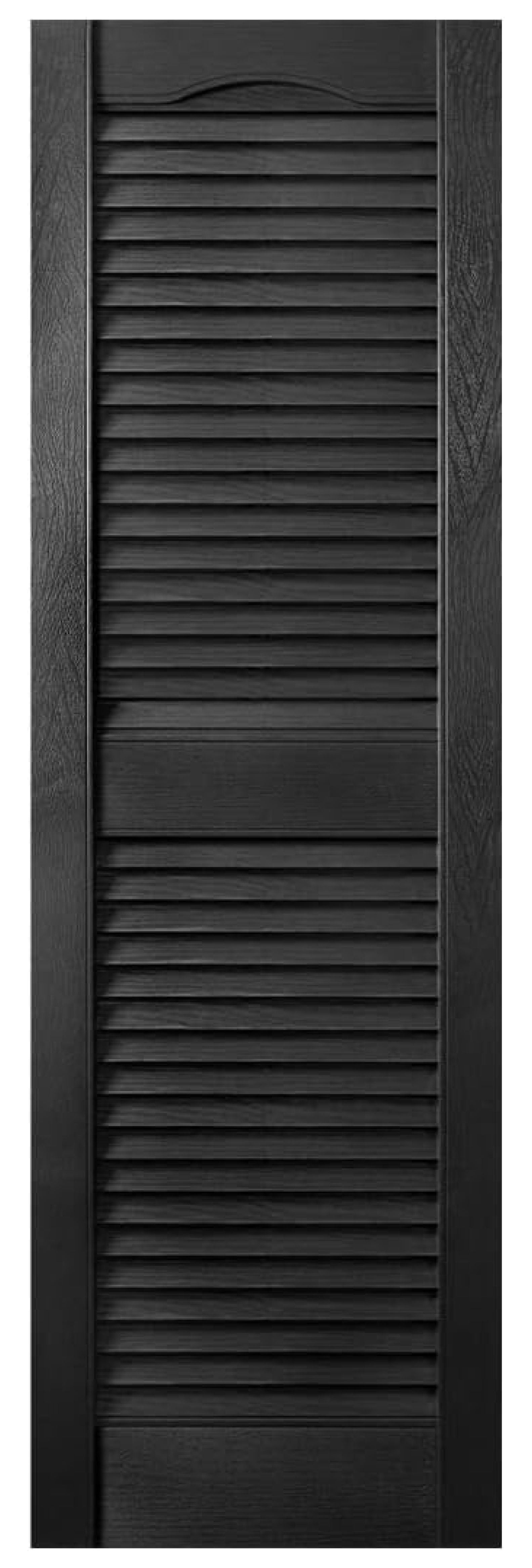GpLuMy 14 x 55 Inch Decorative Exterior Vinyl Plastic Faux Louvered ...