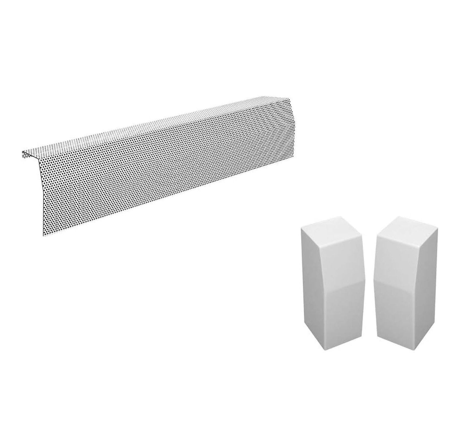 GpLuMy Premium Series 3 ft Galvanized Steel Slip-On Baseboard Heater ...