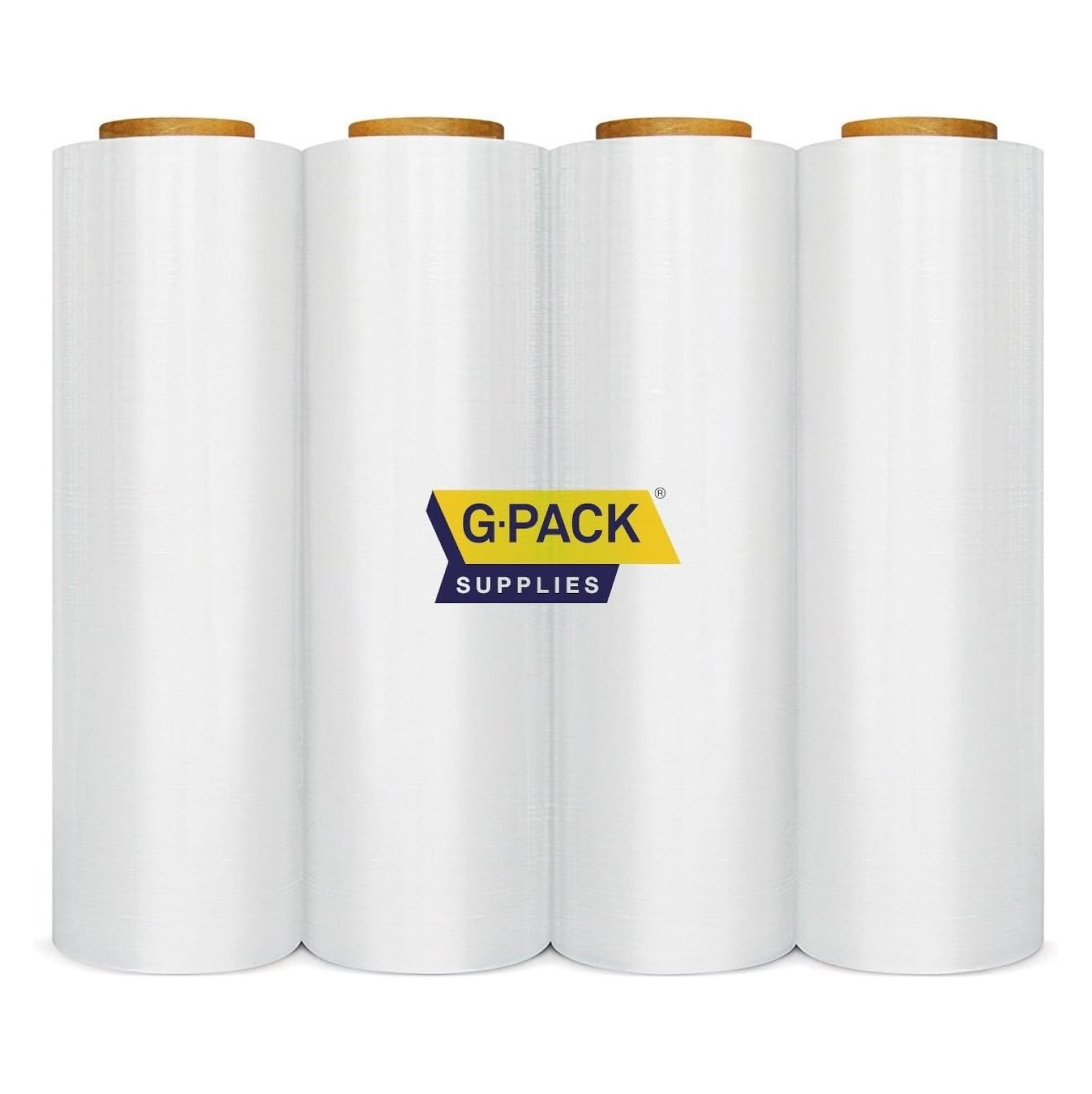 Gpack 18" x 1000 Feet 4 Rolls 85 Gauge Thick Stretch Film Wrap for ...
