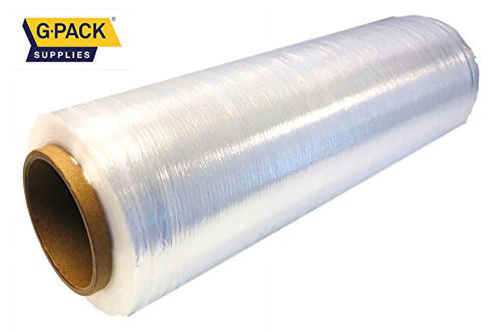 Gpack Pre Stretch wrap Film 15" x 1500' Pre stretched Plastic film with ...