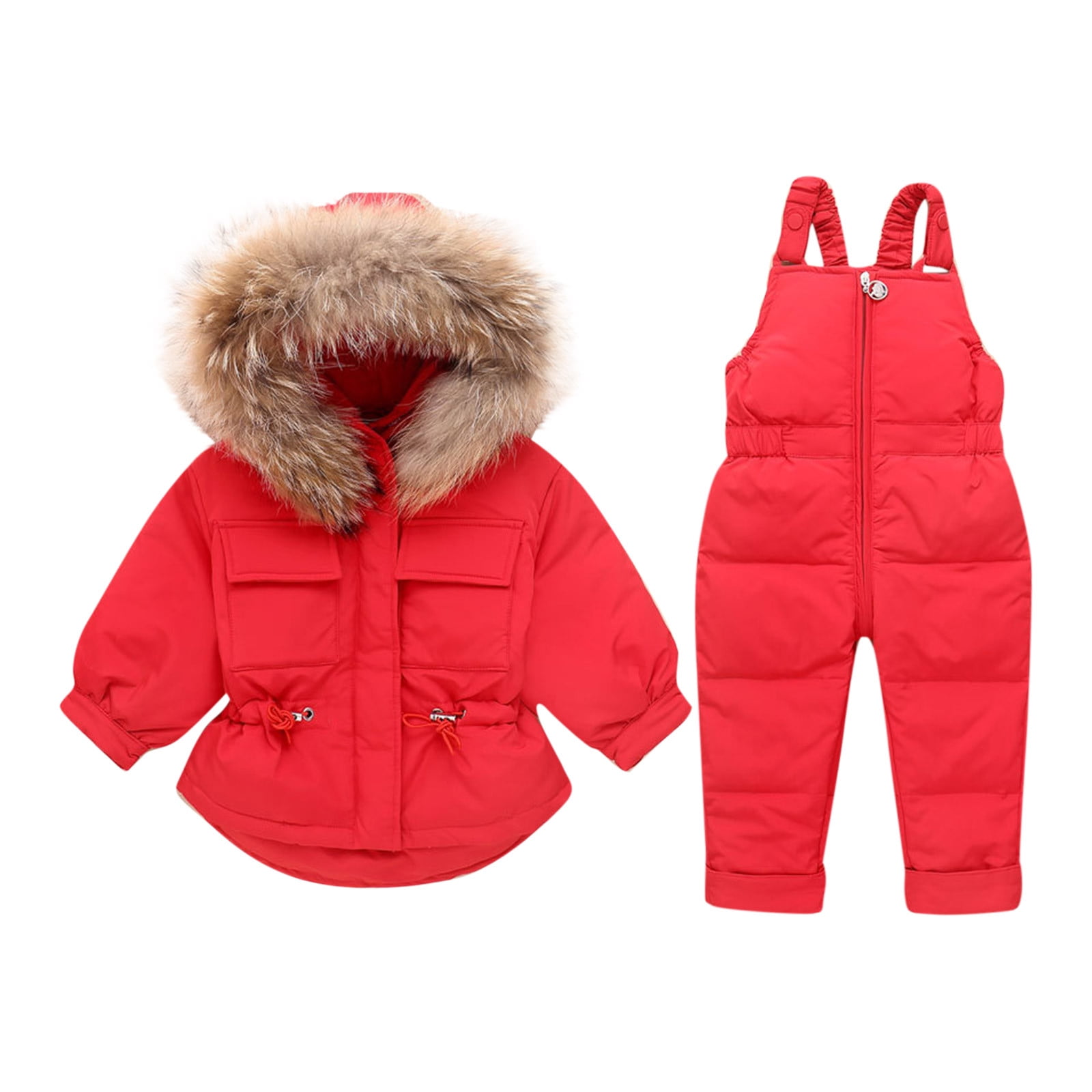 Gpaecead 1-3T Boys And Girls Baby Winter Snowsuit Coat Cute Thick ...