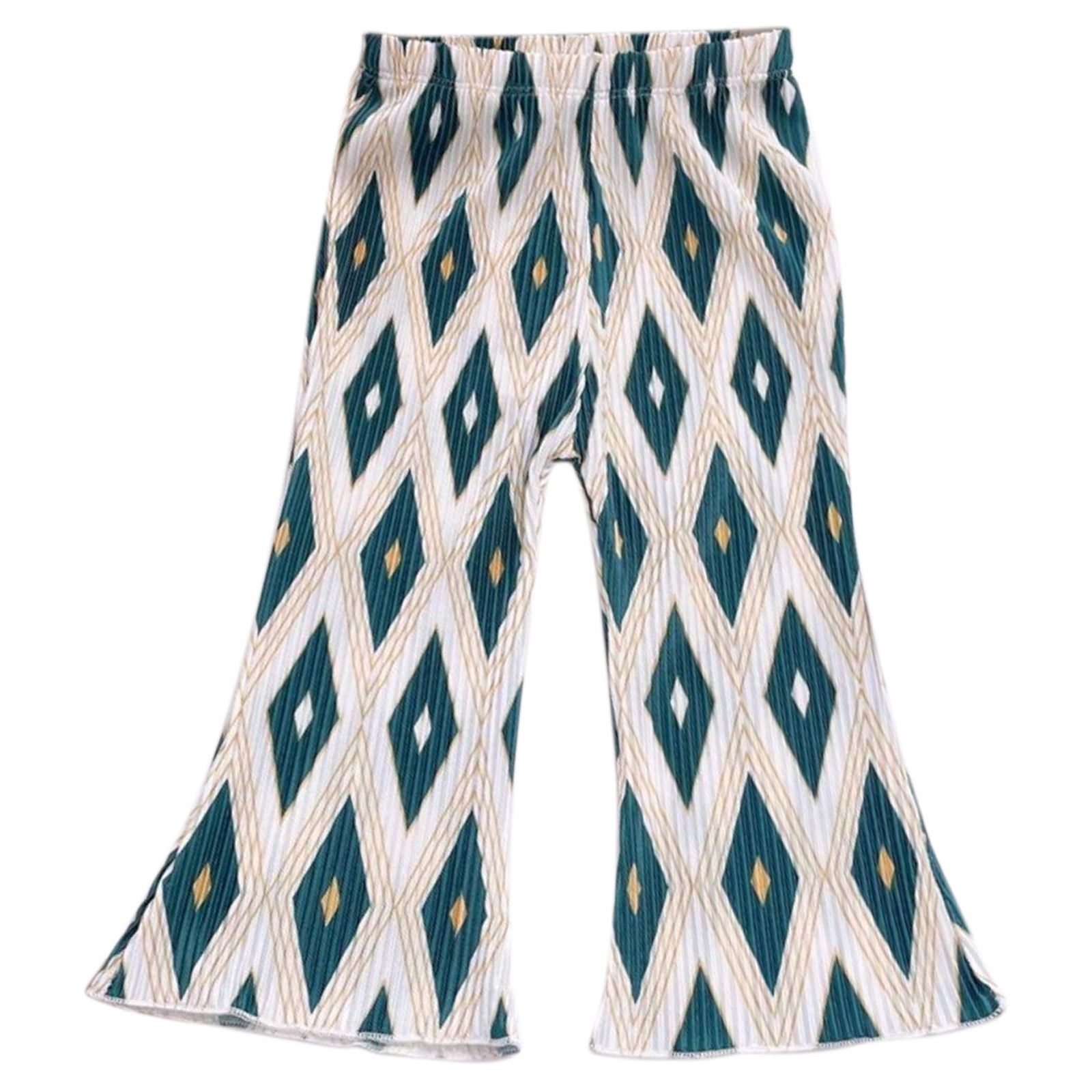 Gpaecead 1-7Y Toddler Girls Stretch Bell Bottoms Flare Pants Ice Silk ...