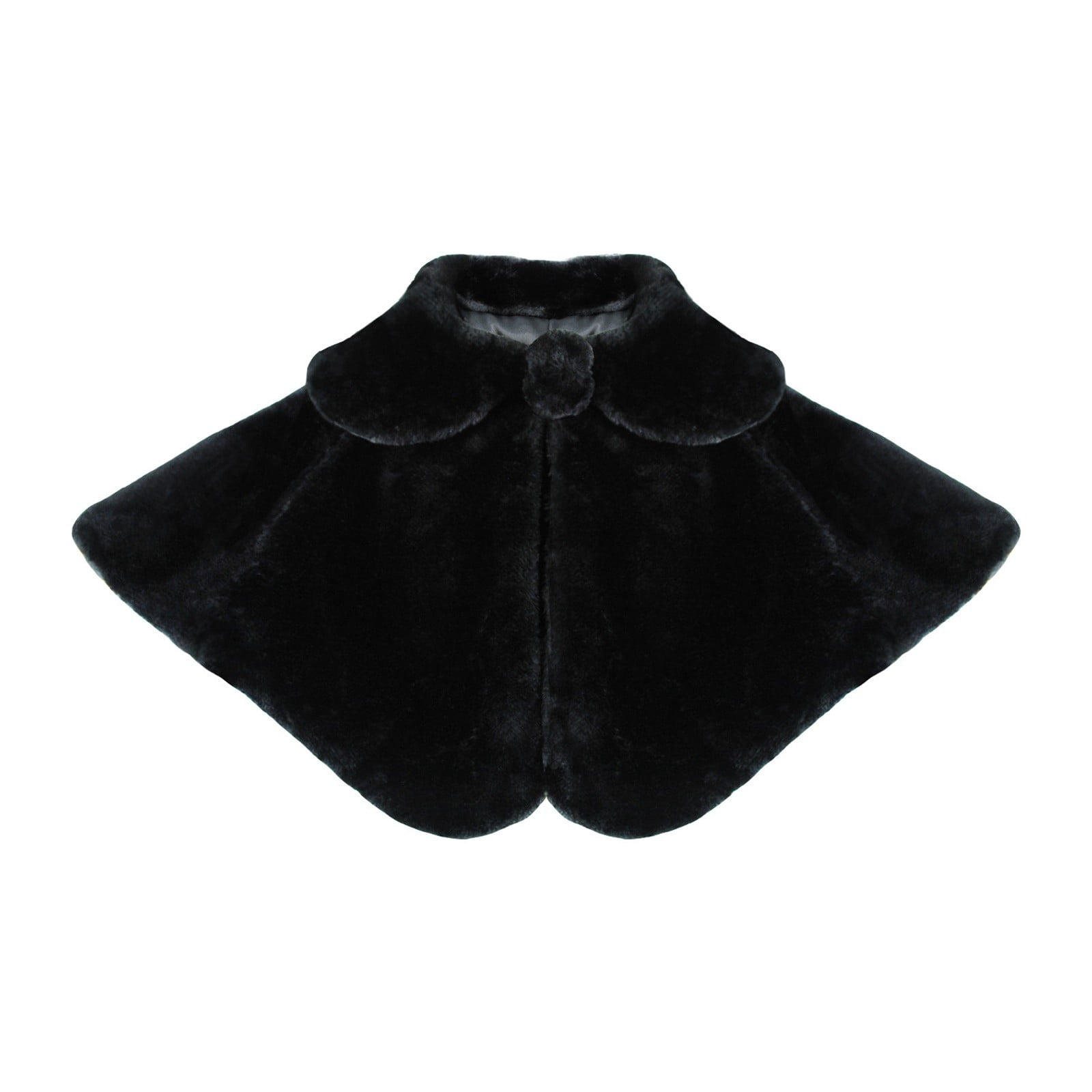 Gpaecead Kids Girls Faux Fur Princess Shawl Wraps Girls Coat Jacket ...