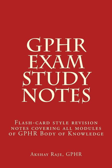 GPHR Exam Study Notes: Flash-card style revision notes covering all ...