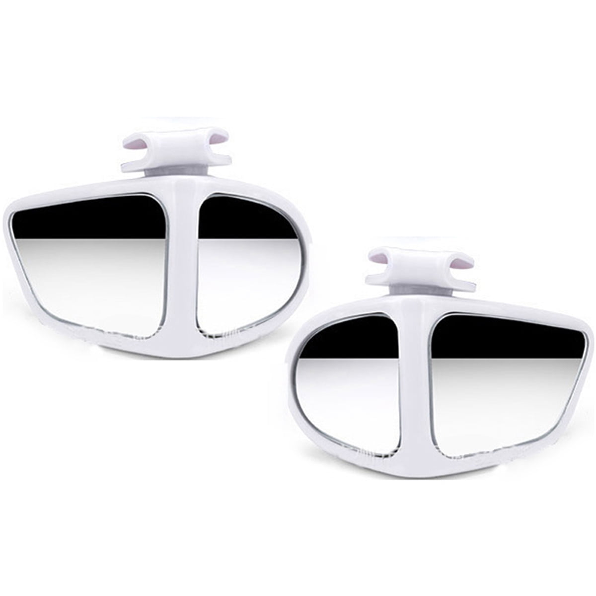 Gpoty 2Pcs 360 Degree Rotatable 2 Side Car Blind Spot Convex Mirror ...