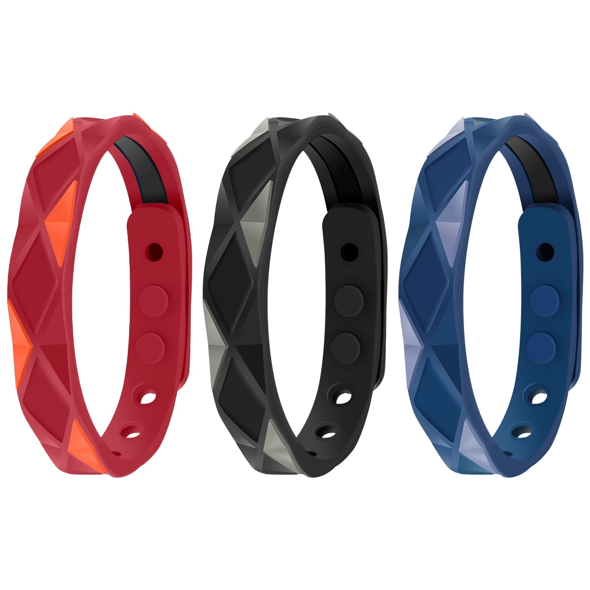 Gpoty 3PCS Redup Far Infrared Negative Ions Wristband, Negative Ion ...