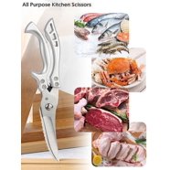 MITSUMOTO SAKARI Kitchen Scissors, 9 inch Japanese Stainless Steel ...