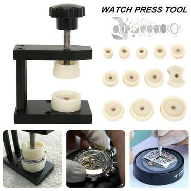 G & J Watch Tool Press Set Back Case Closer Crystal Glass Fitting 18 ...