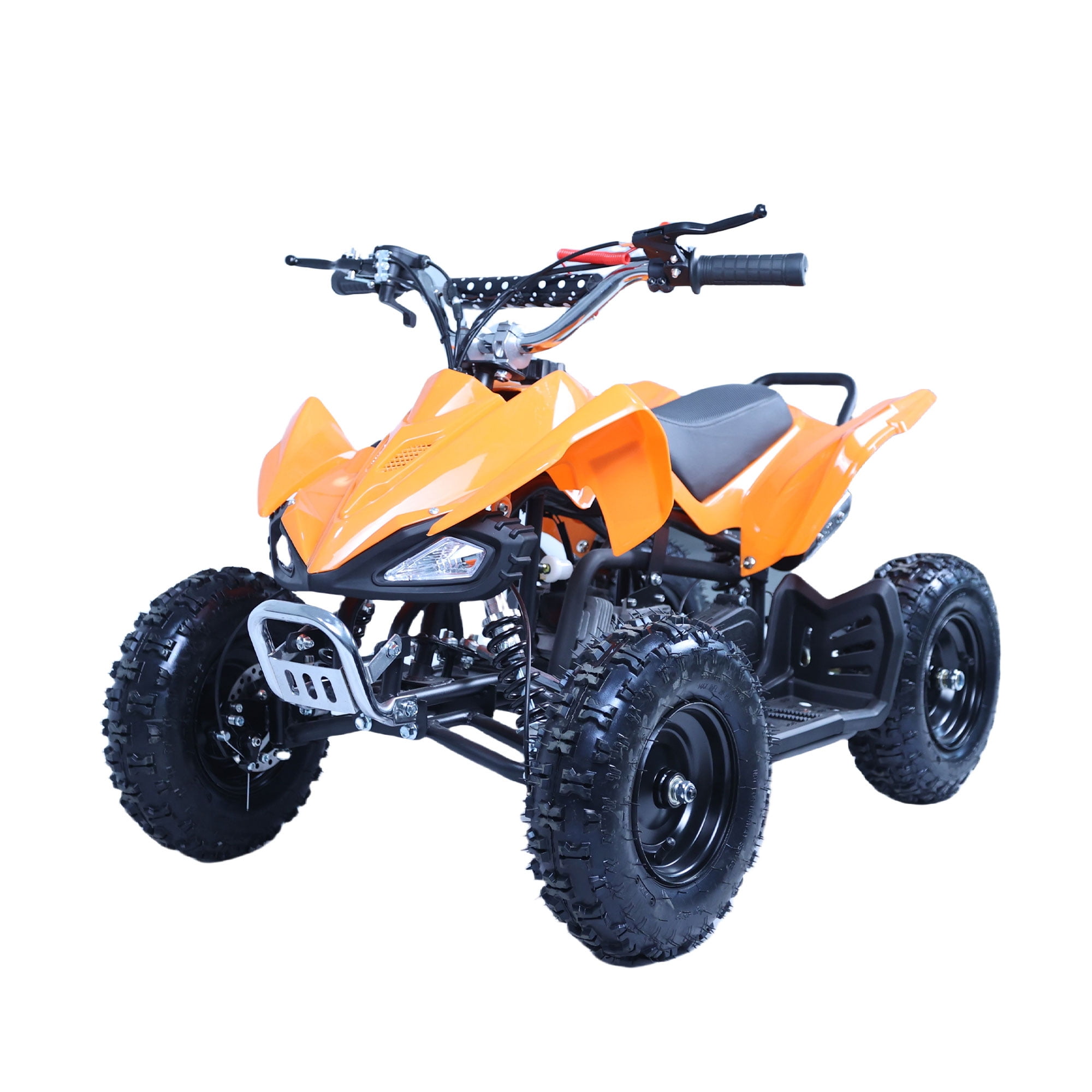 Gpower 49CC ATV for Kids,4 Wheels Pull Start Air-Cooled Gasoline Childs Quad ATV,Orange ...