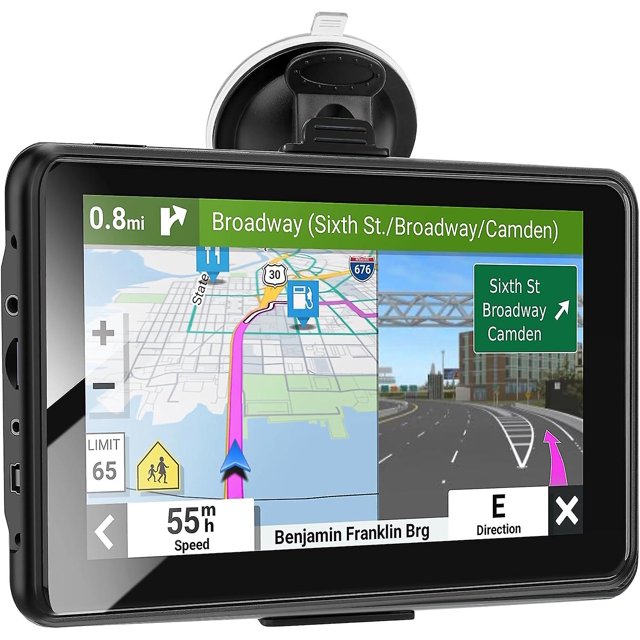 Touchscreen 7" Truck Windshield Mount GPS Device - Walmart.com