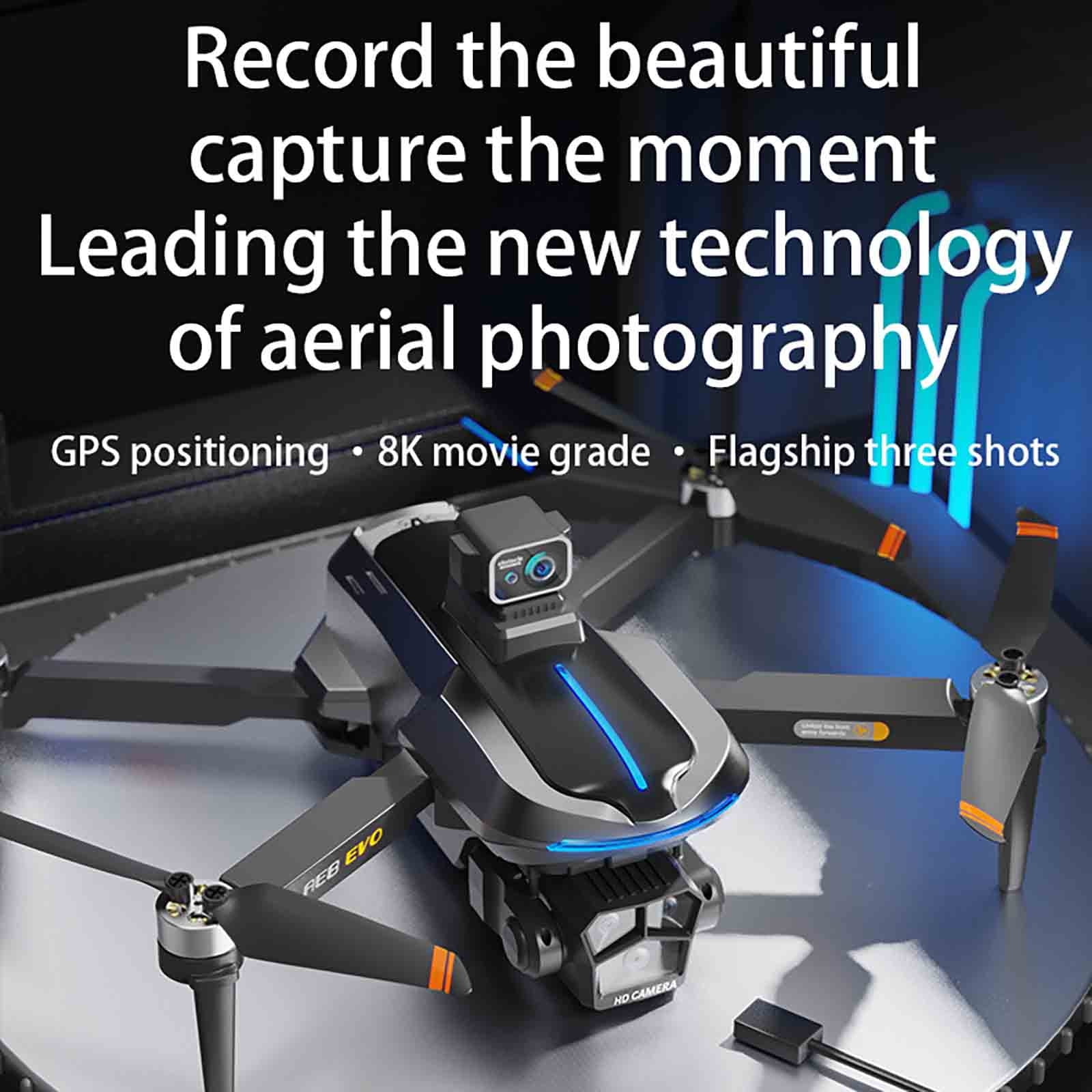 Gps Return Drone With 8K Hd Dual Camera 23Mins Flight Time 8000M Remote Control 7.4V 3400Mah ...