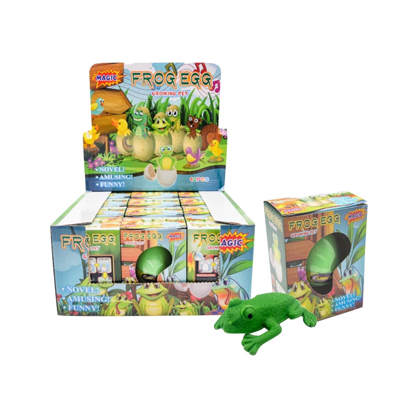 Gqtwoy 1Pcs Tree Frog Water Expansion Hatching Toy Eggs, Fun Easter ...