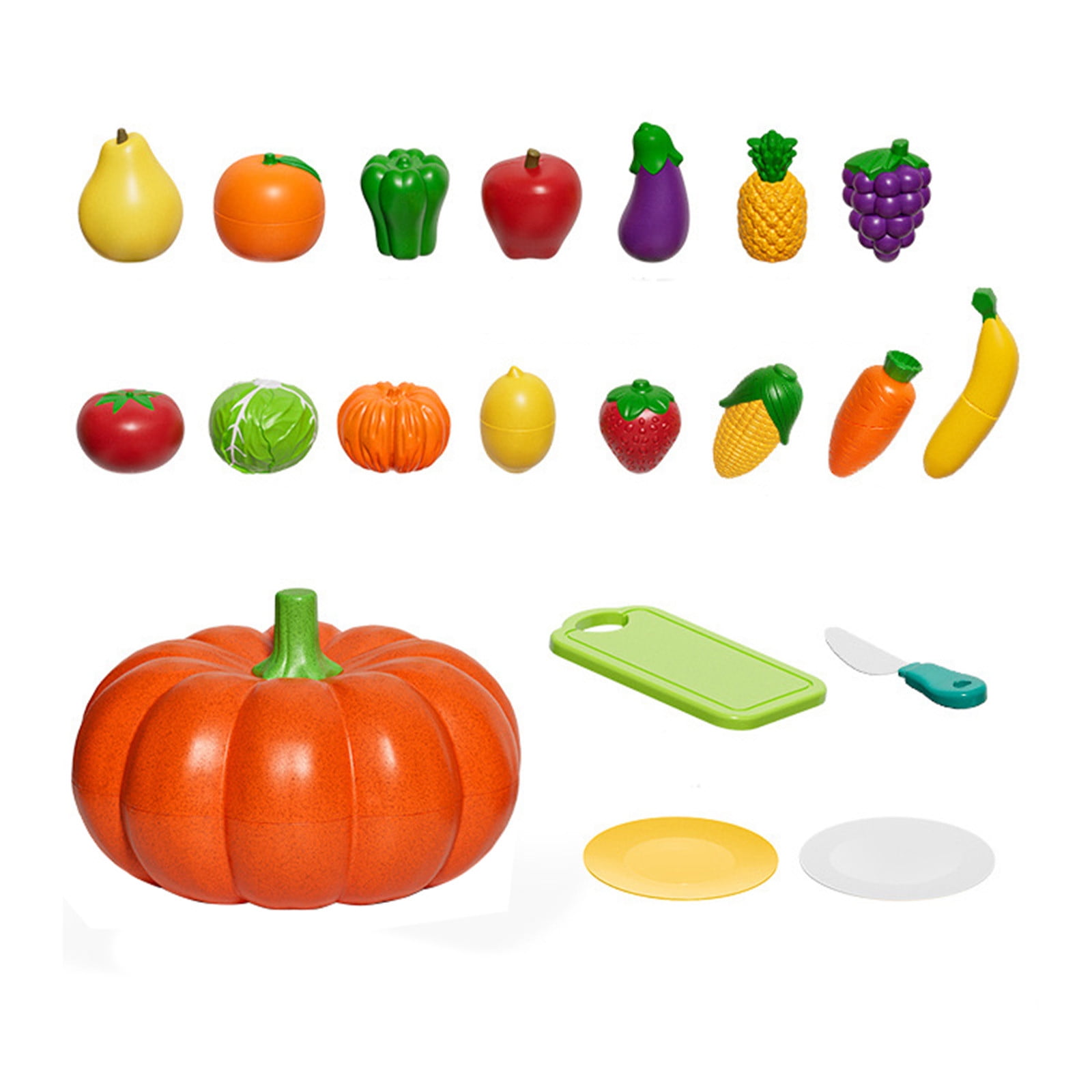 Gqtwoy 20Pcs Educational Pumpkin Storage Box - Interactive Fruit ...