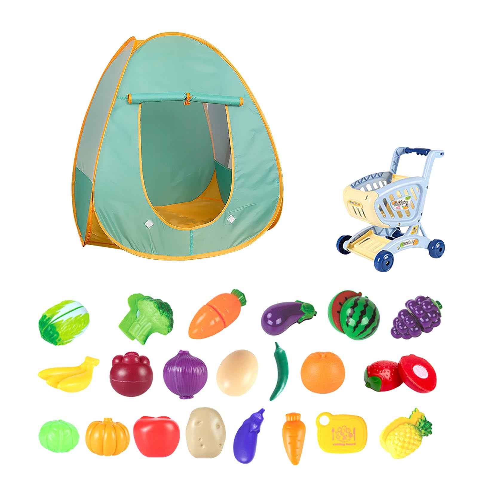 Gqtwoy 25PC Kids Play Tent for Boys, Girls, Babies, and Toddlers ...
