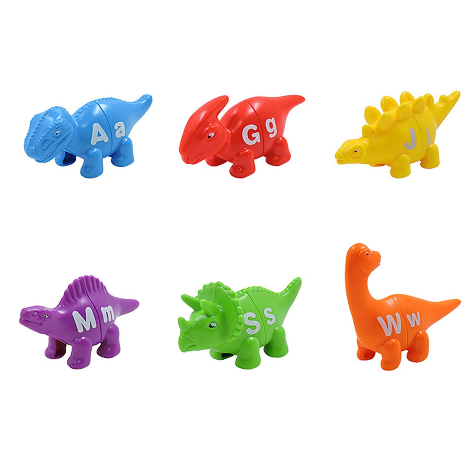 Gqtwoy 26Pcs Dinosaur Alphabet Matching Game - Educational Fine Motor ...