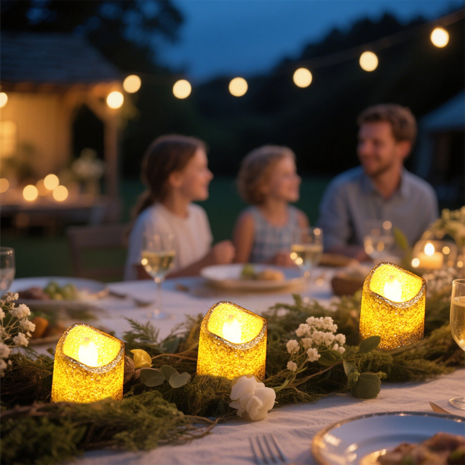 Gqtwoy 6Pcs LED Candle Lights, Battery Operated Flameless Candles ...